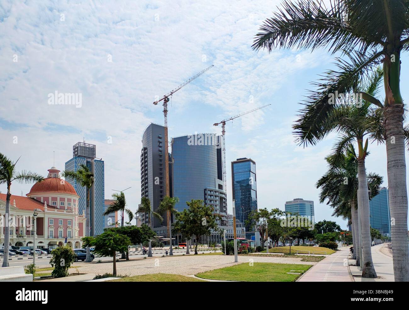View of Luanda Marginal - modern financial center. Luanda, Angola Stock ...