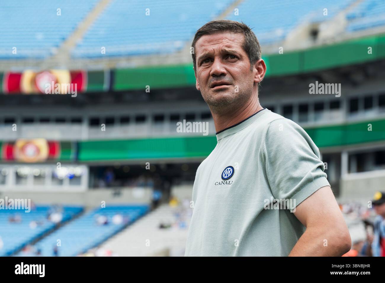 Cristian Chivu, head coach of FC Internazionale, looks on prior to the ...