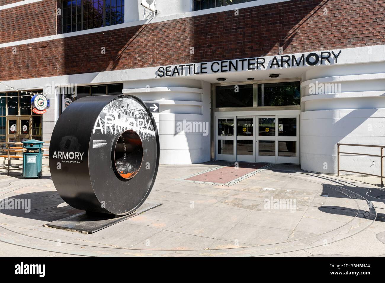 Seattle Center Armory Food and Event Hall is a food hall with various ...