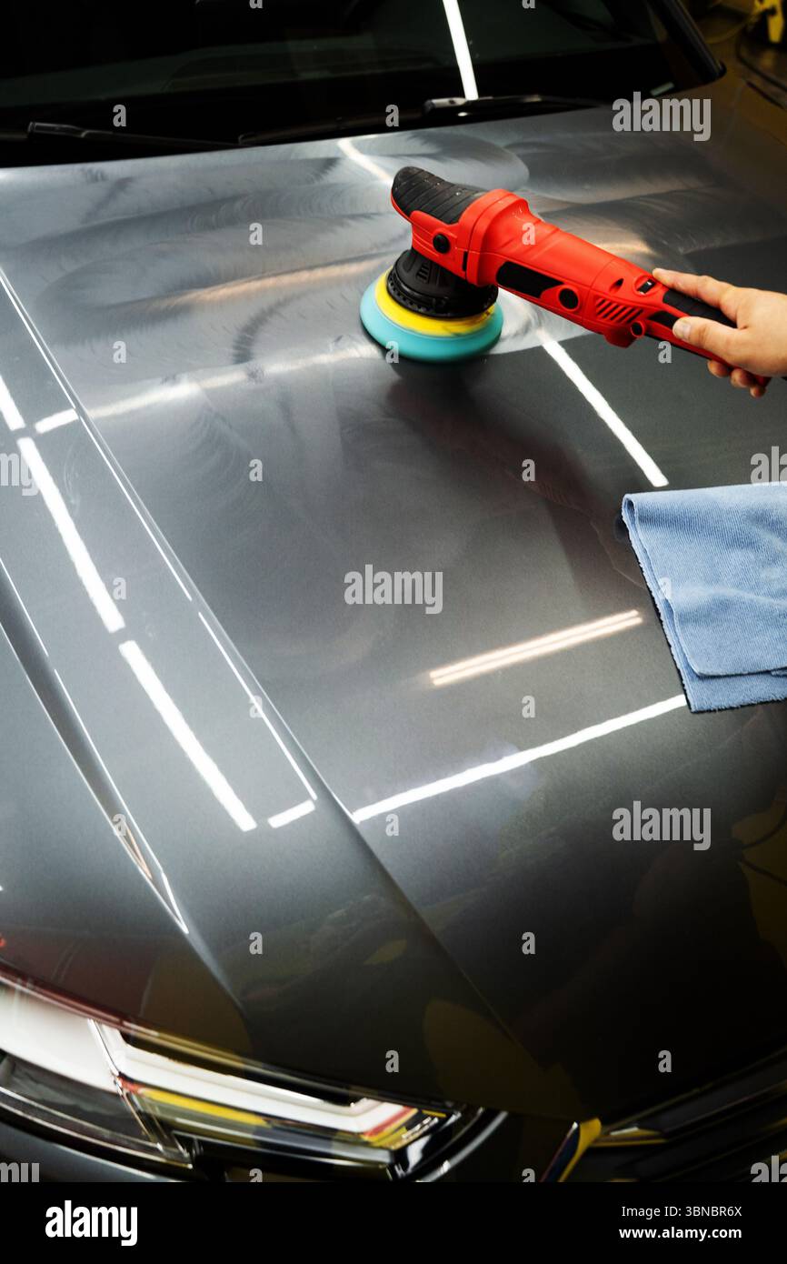 Polishing protects the paint by removing light scratches and restoring ...