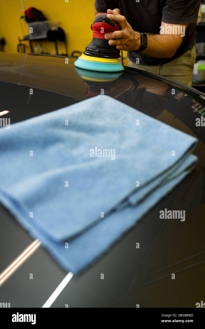 Polishing protects the paint by removing light scratches and restoring ...