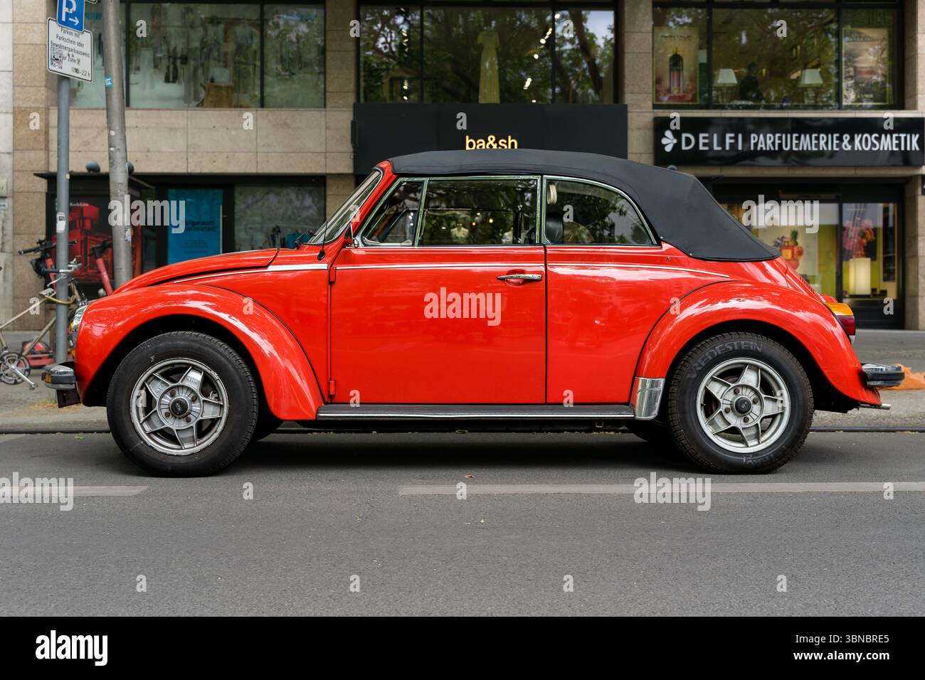BERLIN – MAY 10, 2025: Volkswagen Beetle (VW Beetle), classic German ...