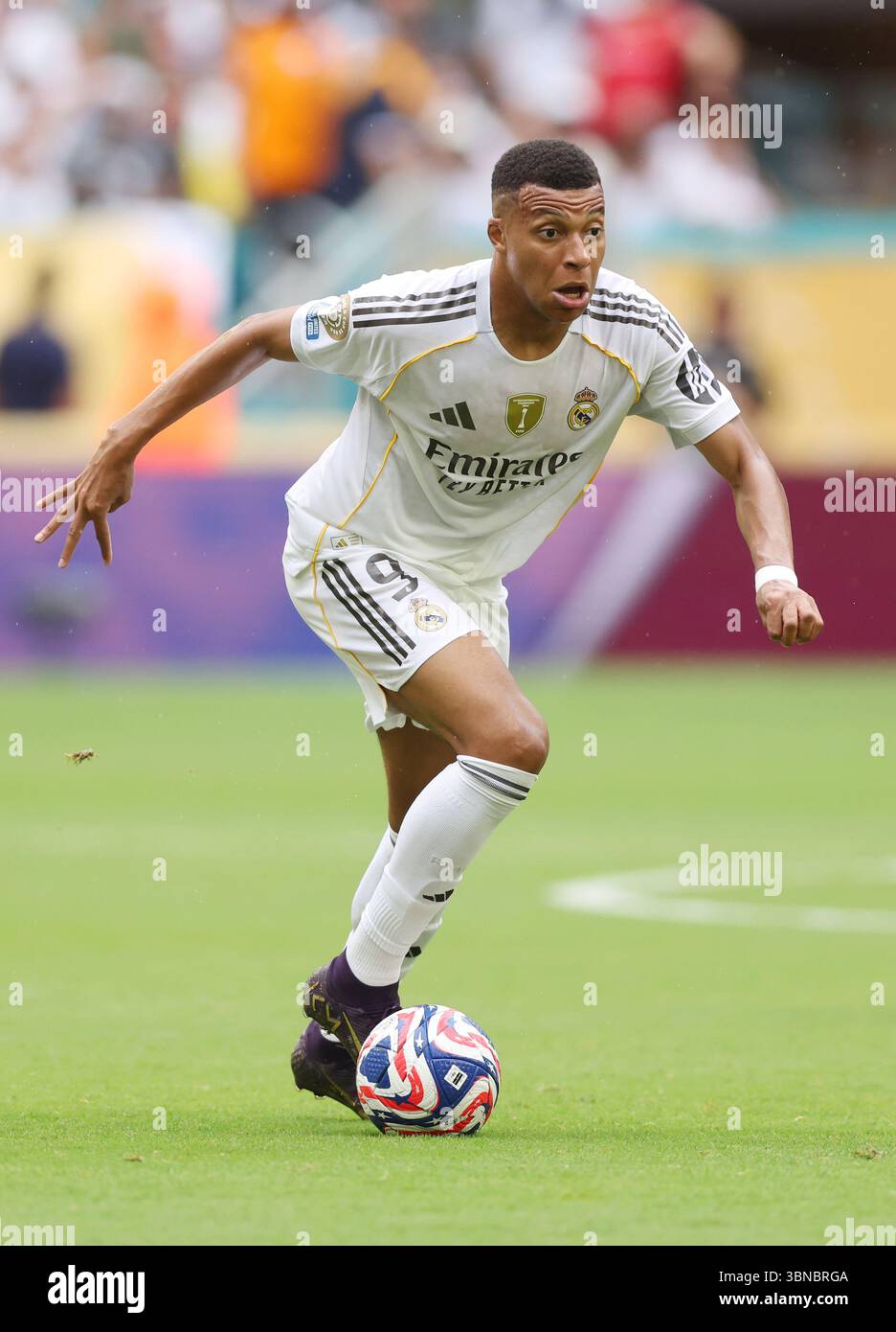 Miami Gardens, USA. 1st July, 2025. Kylian Mbappe of Real Madrid in ...