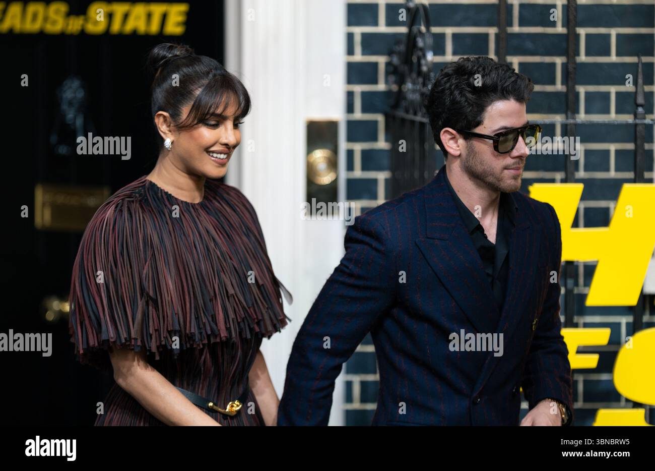 LONDON, ENGLAND - JULY 01: Priyanka Chopra and Nick Jonas attend the UK ...