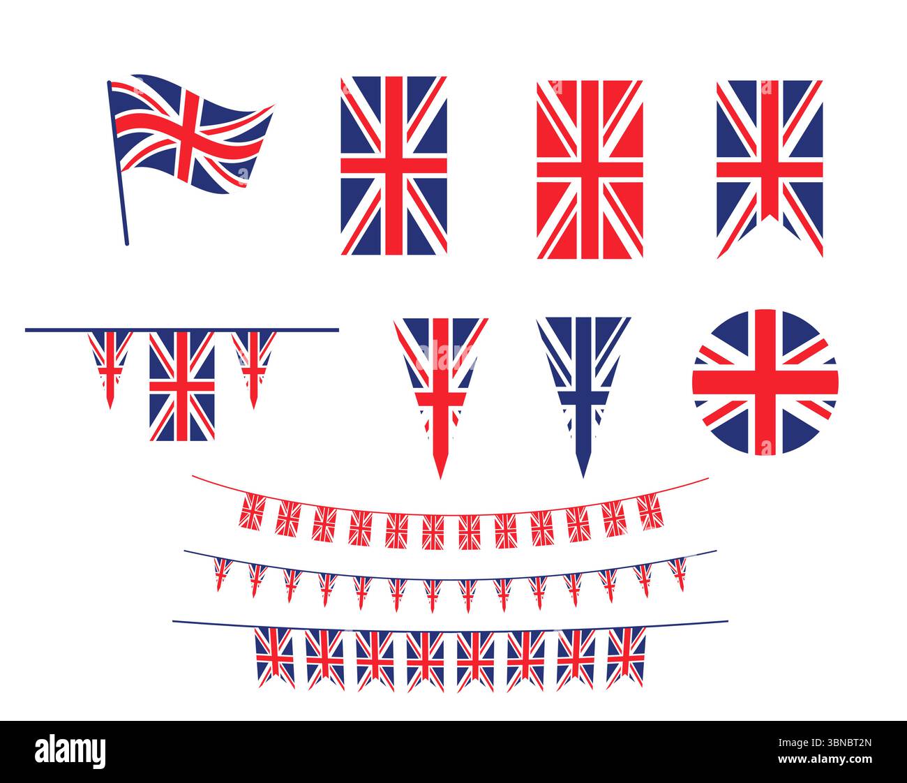 British flag design set Stock Vector Image & Art - Alamy