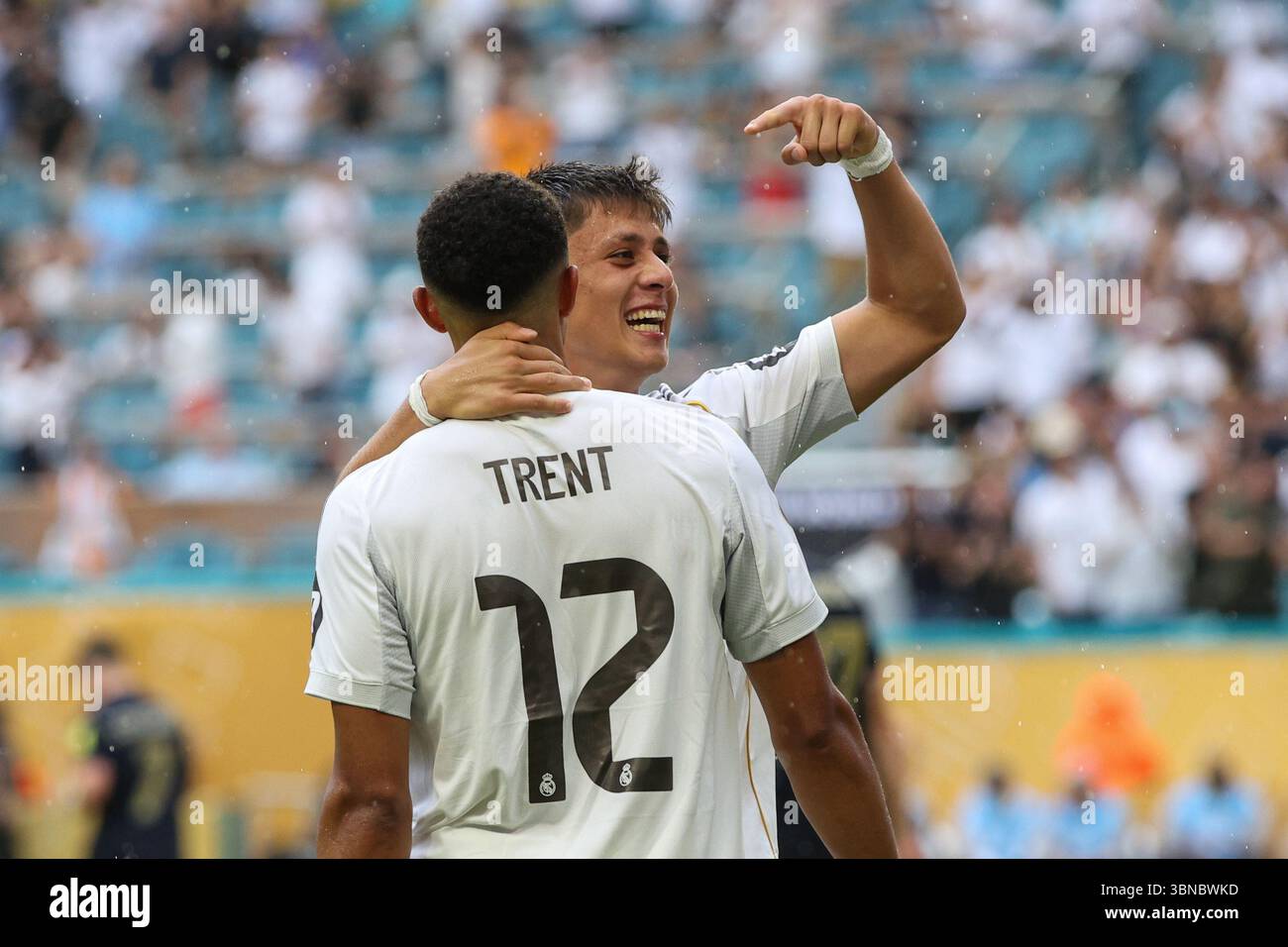 MIAMI, USA - 1st Jul 2025: Arda Guler of Real Madrid celebrates his ...
