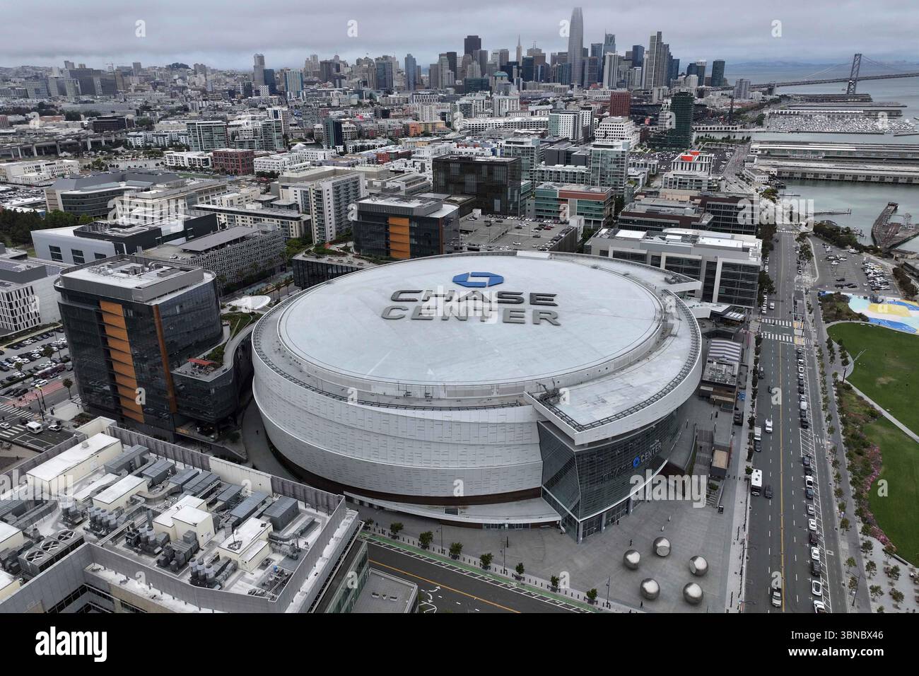 San Francisco, United States. 24th June, 2025. An aerial view of the ...