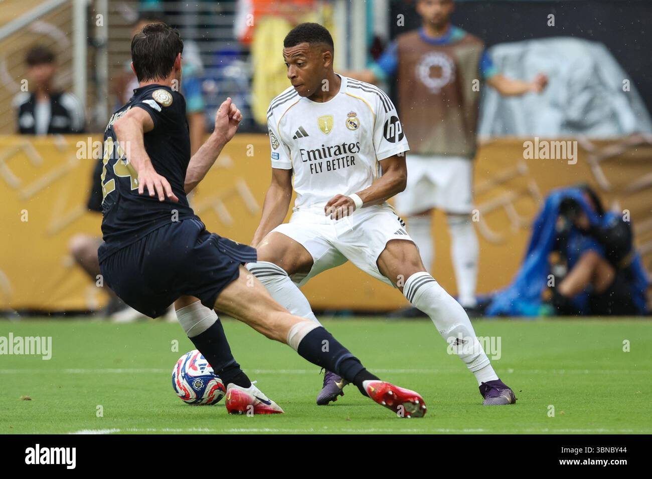 MIAMI, USA - 1st Jul 2025: Kylian Mbappe of Real Madrid in action ...