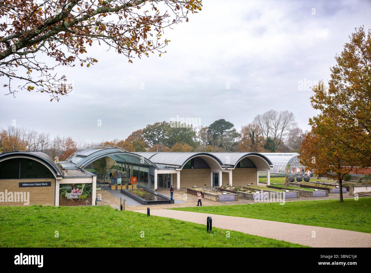 Tourists taking photographs at the Millennium Seed Bank - a global ...