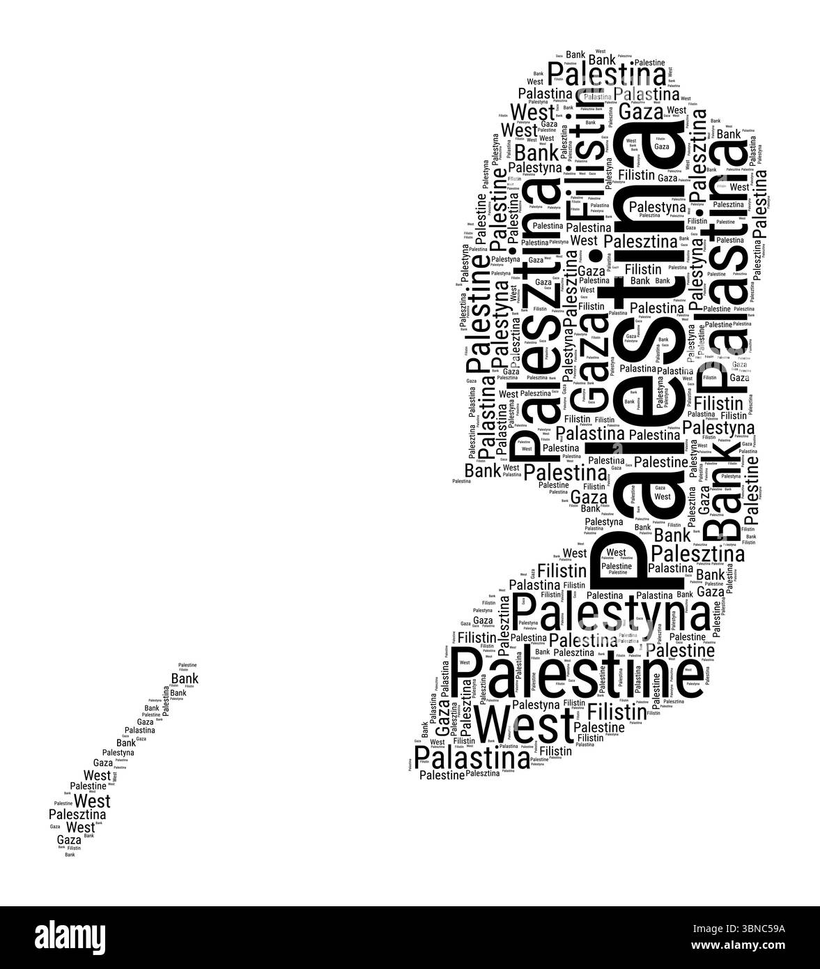 Map israel palestine in Stock Vector Images - Alamy