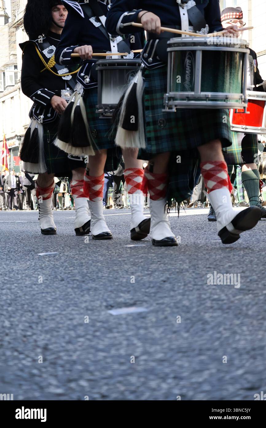Aberdeen, Scotland 28th June 2025 Armed Forces Day: Marching Legs in ...