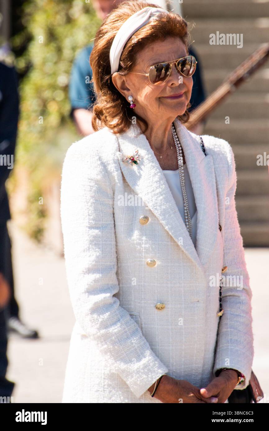 Sweden's Queen Silvia participates in the celebration to mark the ...
