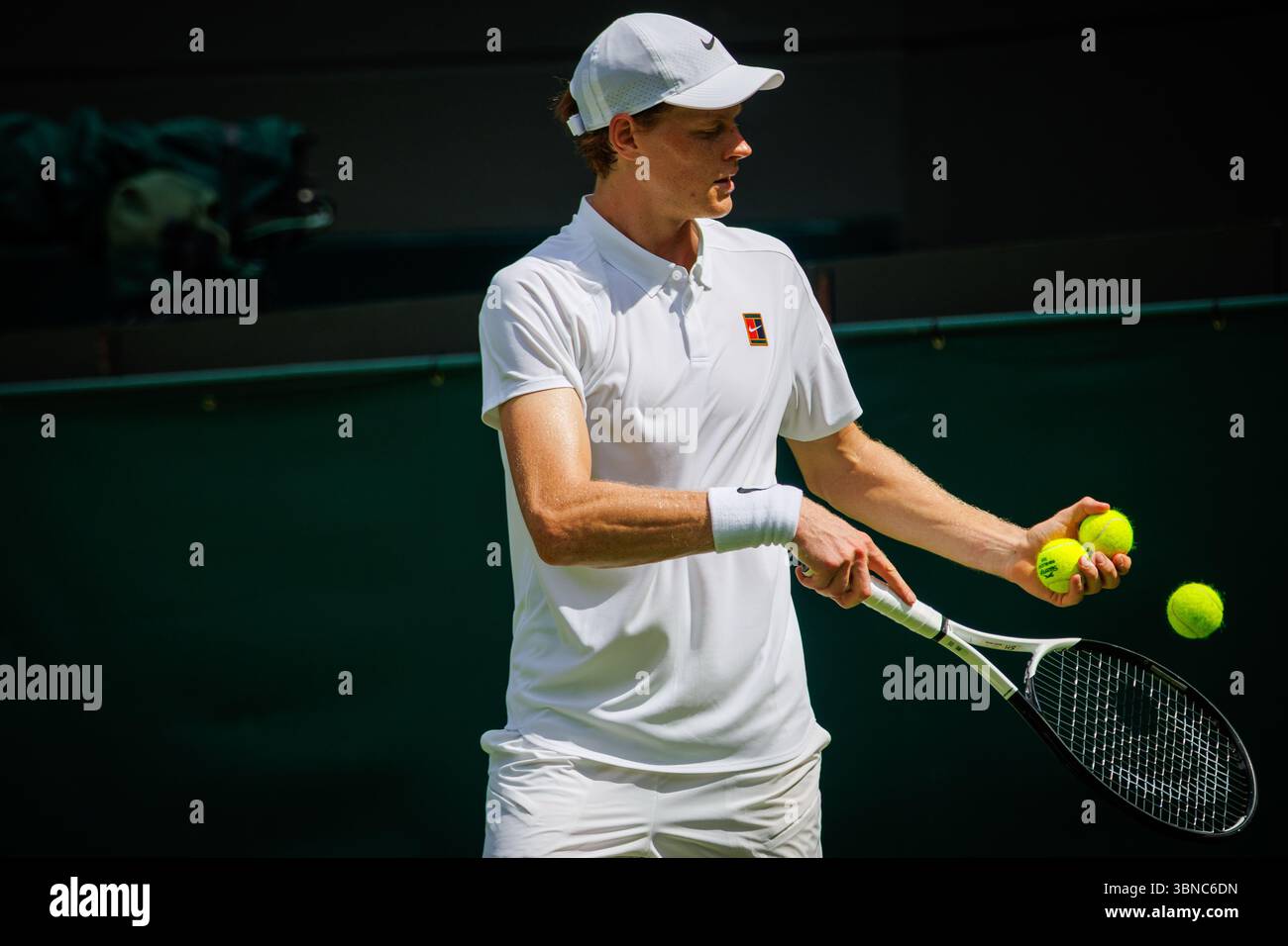 London, UK. 02nd July, 2025. Jannick Sinner (ITA) during the second ...