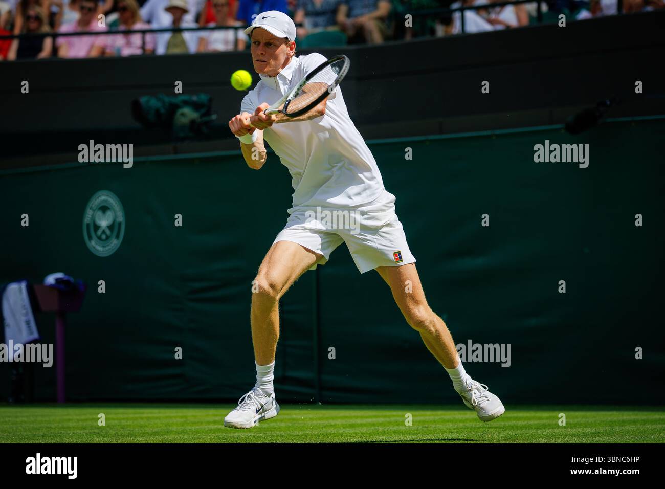 Jannick Sinner (ITA) during the second round match againstv Lucas Nardi ...