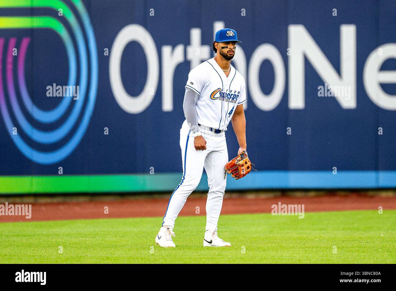 May 29, 2025 - Omaha, Nebraska, USA: Omaha Storm Chasers left fielder ...