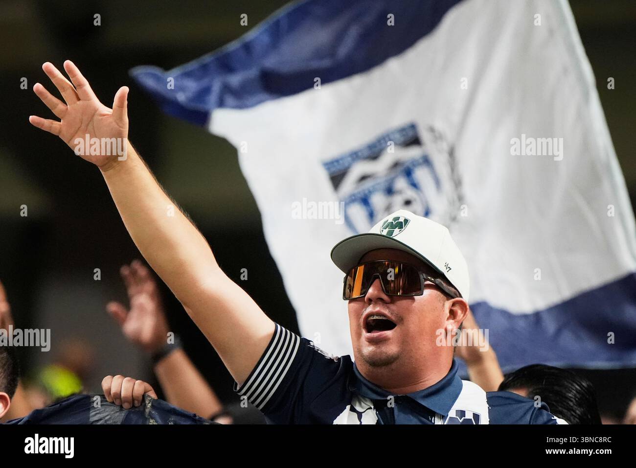 Monterrey fans react ahead of the Club World Cup round of 16 soccer ...