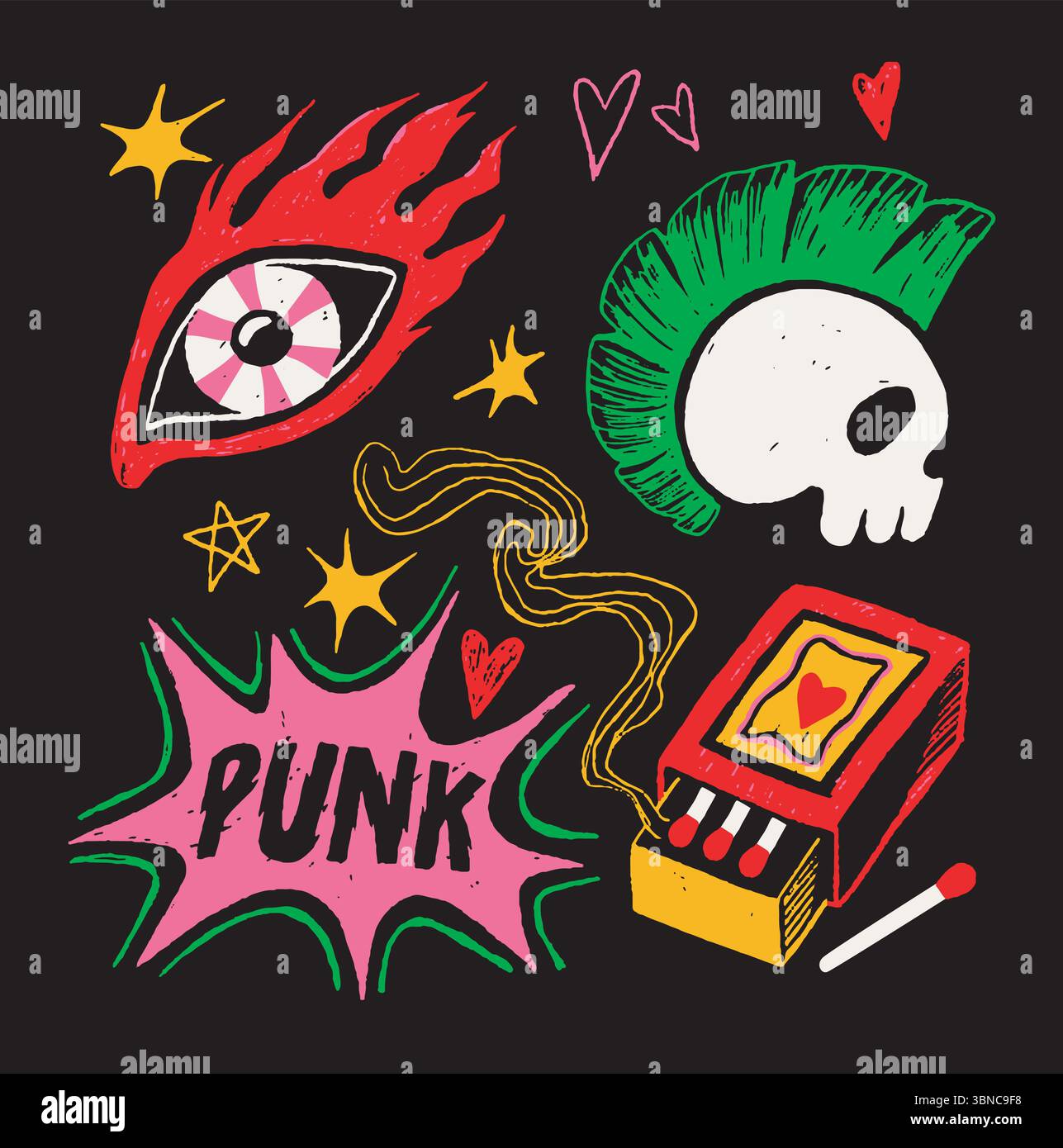 Noise punk Stock Vector Images - Alamy