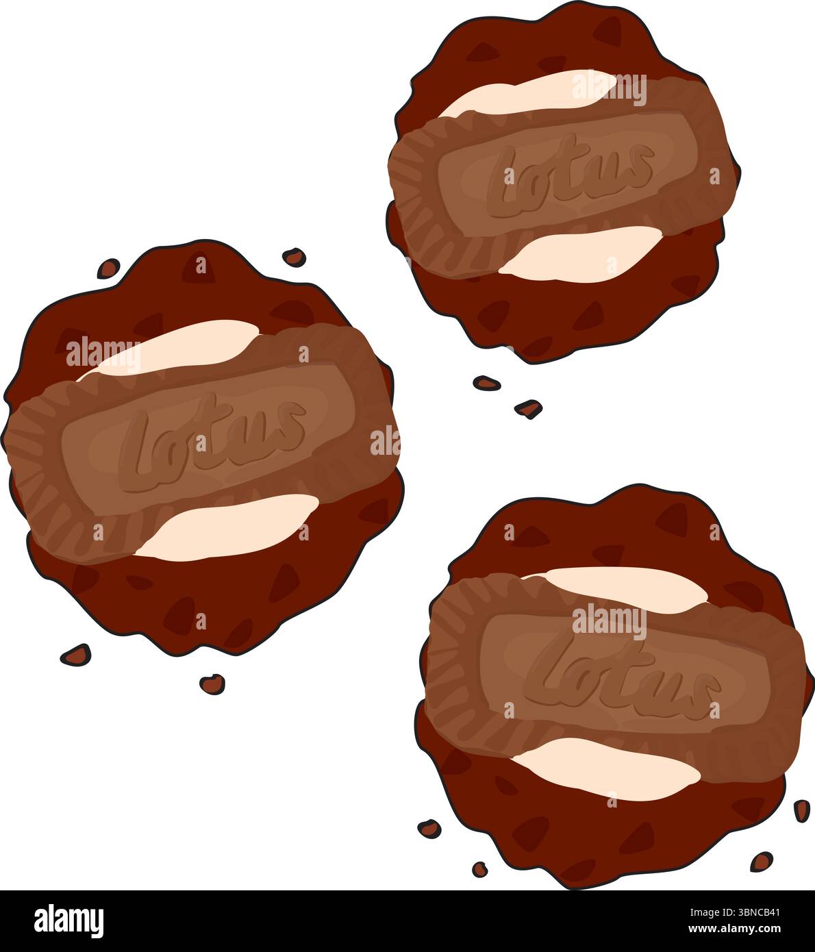 Broken cookie clipart hi-res stock photography and images - Alamy