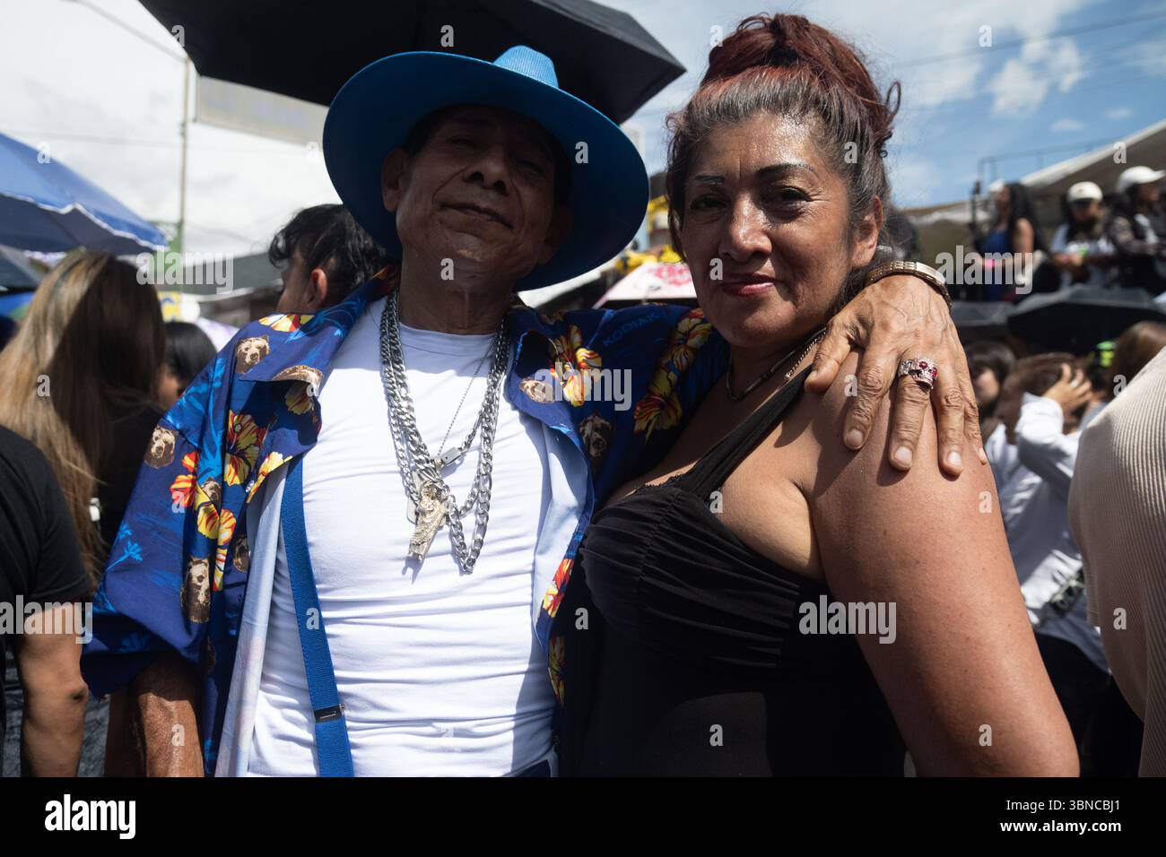 Mexico City, Mexico. 01st July, 2025. Residents of the Tepito neighborhood gathered to dance ...