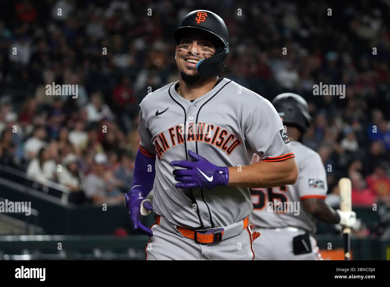 San Francisco Giants shortstop Willy Adames (2) against the Arizona ...