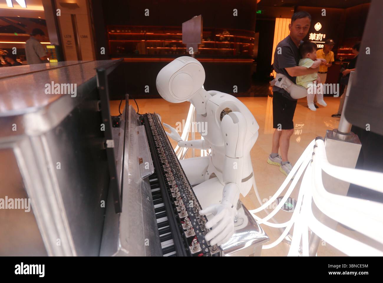 SHANGHAI, CHINA - JUNE 29, 2025 - An AI humanoid robot performed ...