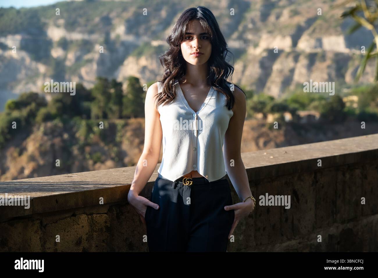 Piano Di Sorrento, Italy. 29th June, 2025. Adriana Savarese poses for ...