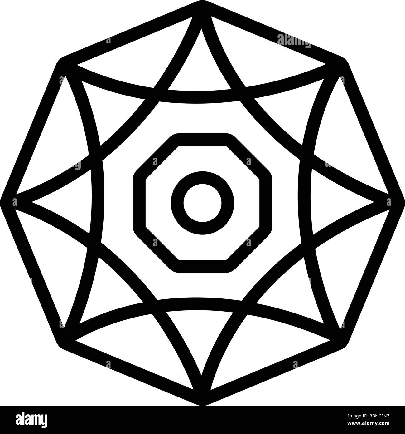 Gemstone expensive icon Black and White Stock Photos & Images - Alamy