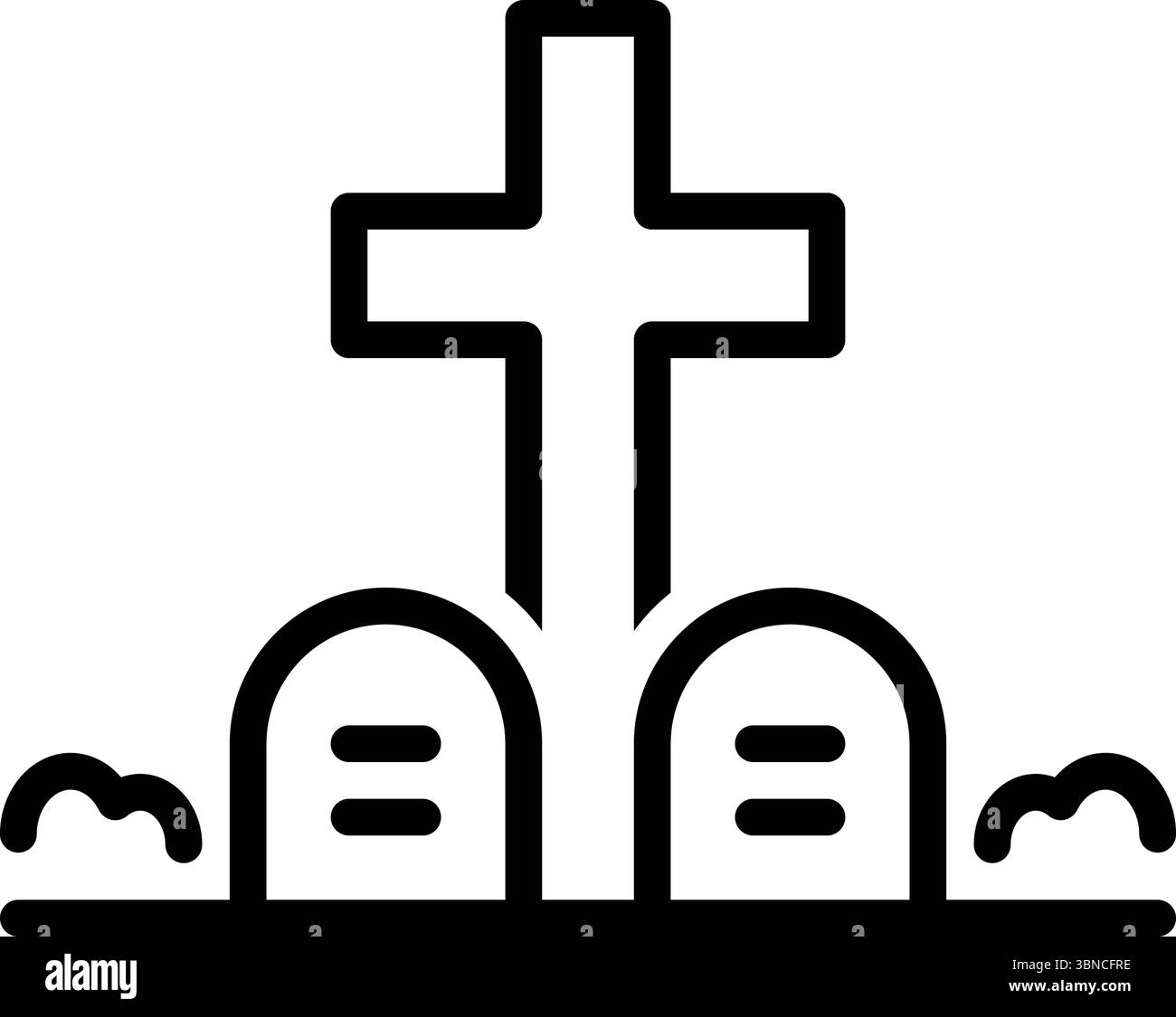 Icon for cemetery, grave Stock Vector Image & Art - Alamy