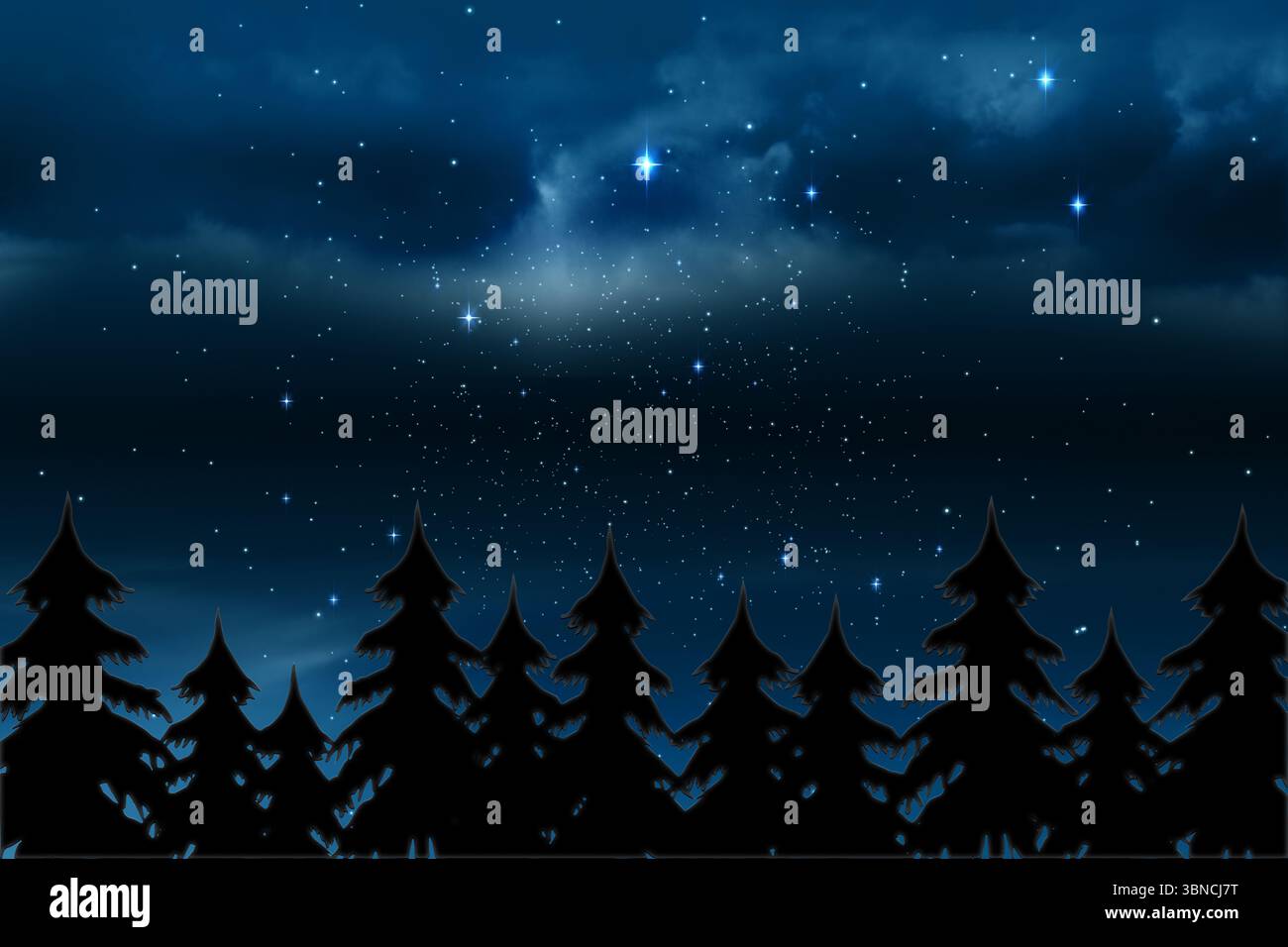 Sky over the trees hi-res stock photography and images - Alamy