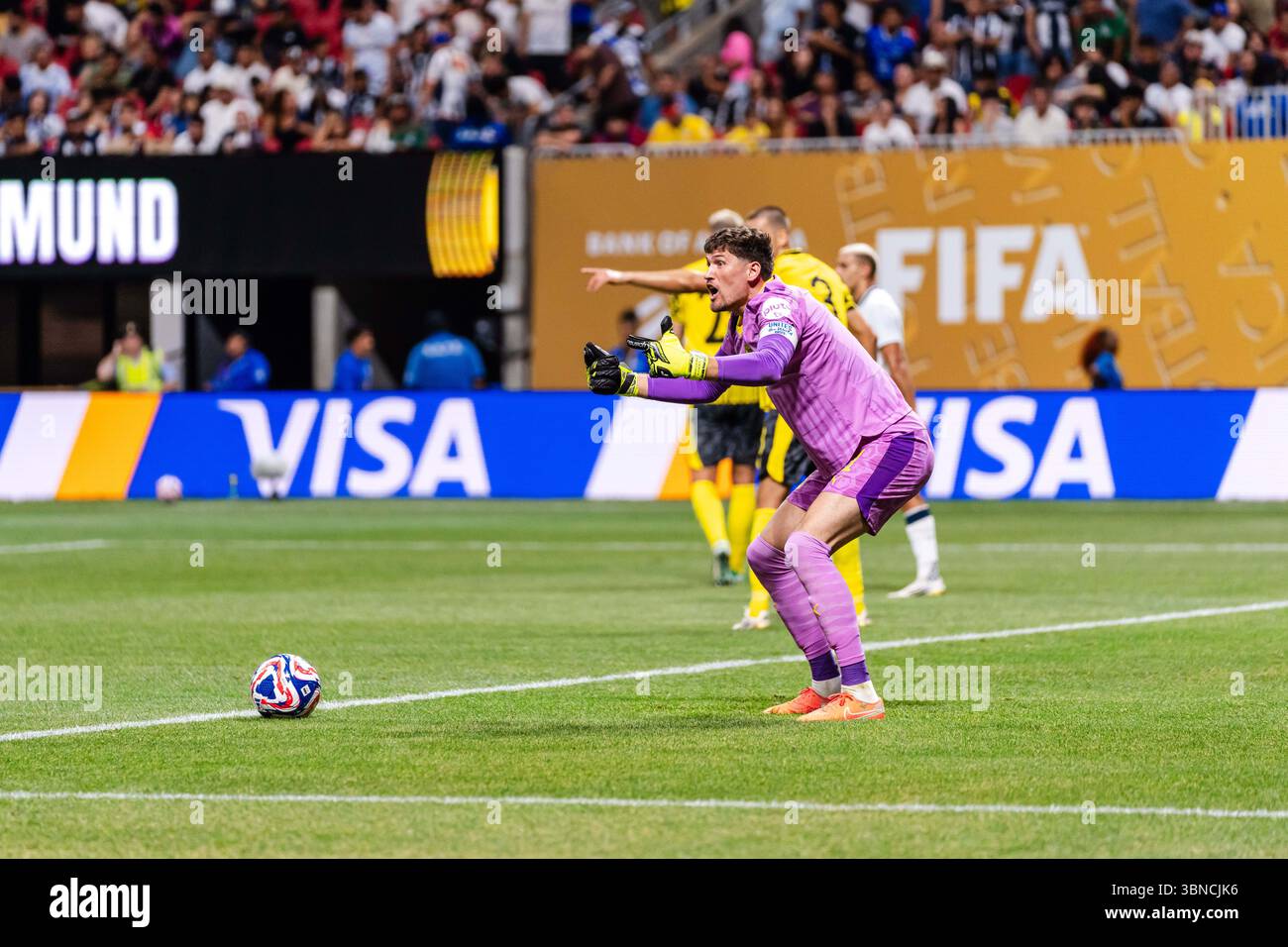 July 1, 2025, Atlanta, Georgia, USA: Goalkeeper GREGOR KOBEL (1) of ...