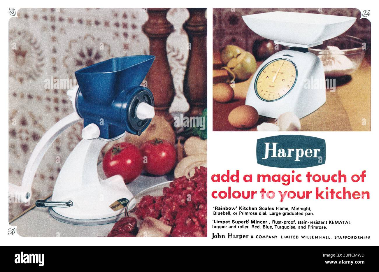 Mincer advert hi-res stock photography and images - Alamy