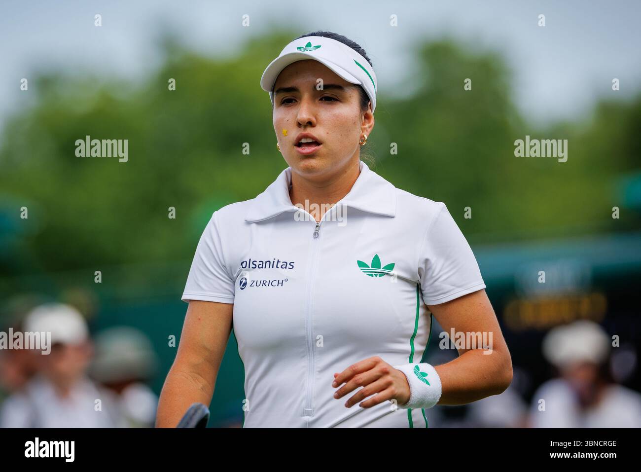 Camilla Osorio (COL) during the second round match against Danielle ...