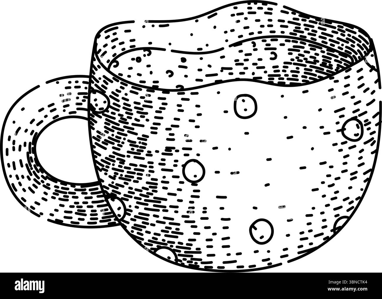 custom coffee mug sketch hand drawn vector Stock Vector Image & Art - Alamy