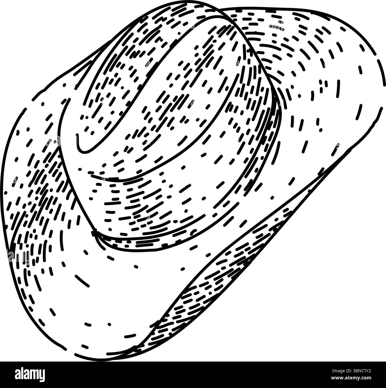 Hat with band sketch Stock Vector Images - Alamy