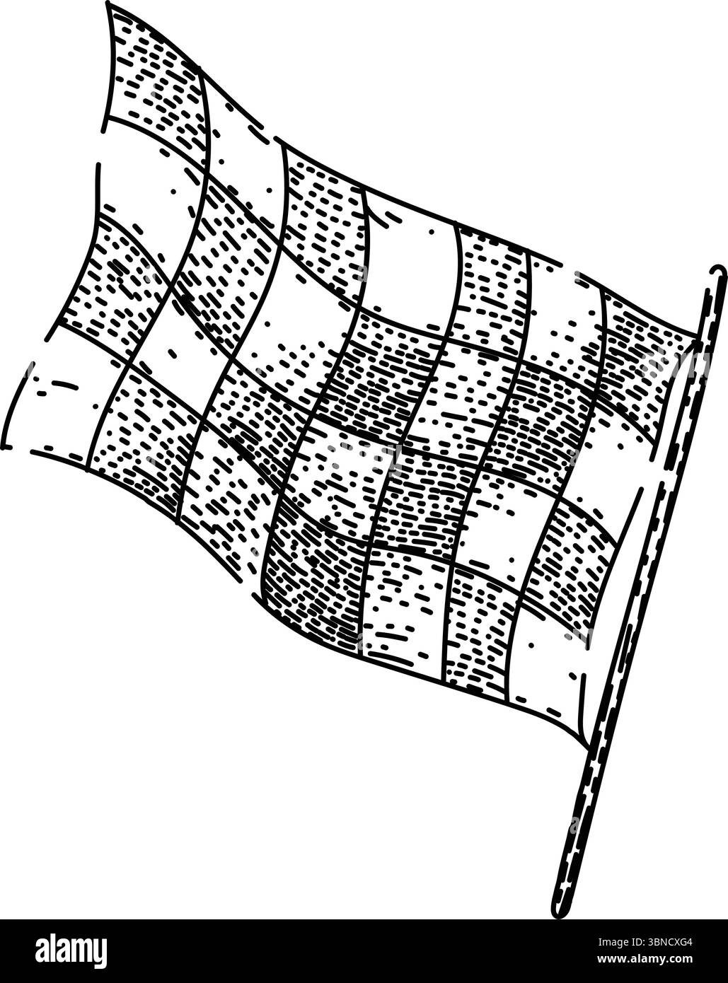 finish flag race sketch hand drawn vector Stock Vector Image & Art - Alamy