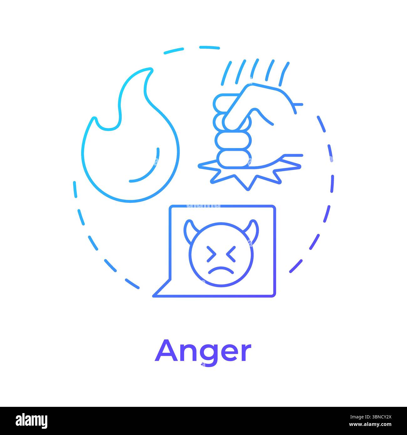 Five phases of aggression hi-res stock photography and images - Alamy