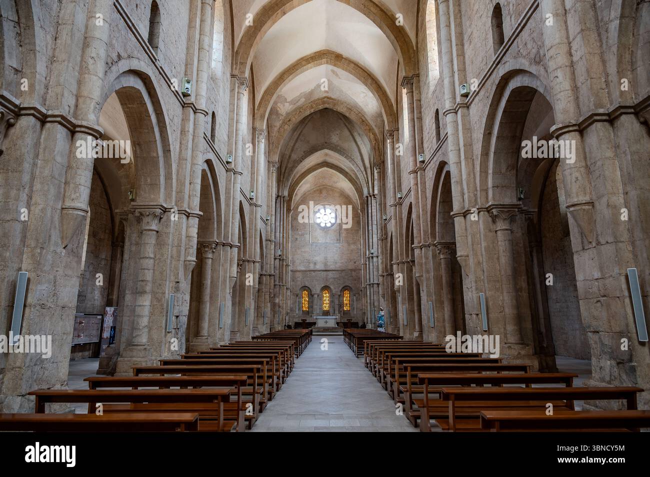 The Fossanova Abbey is located in the municipality of Priverno. In its ...