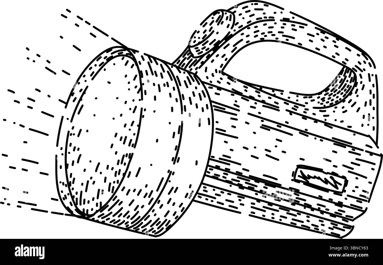 classic flashlight sketch hand drawn black Stock Vector Image & Art - Alamy