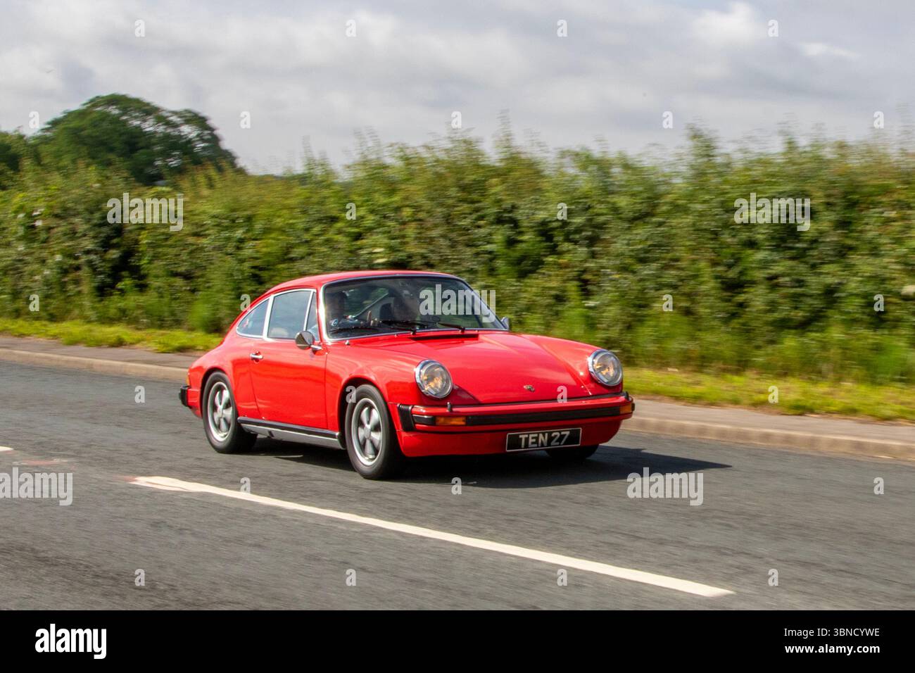 1975 70s seventies Red Porsche 911 Car Coupe Petrol 2687 cc; Classic ...