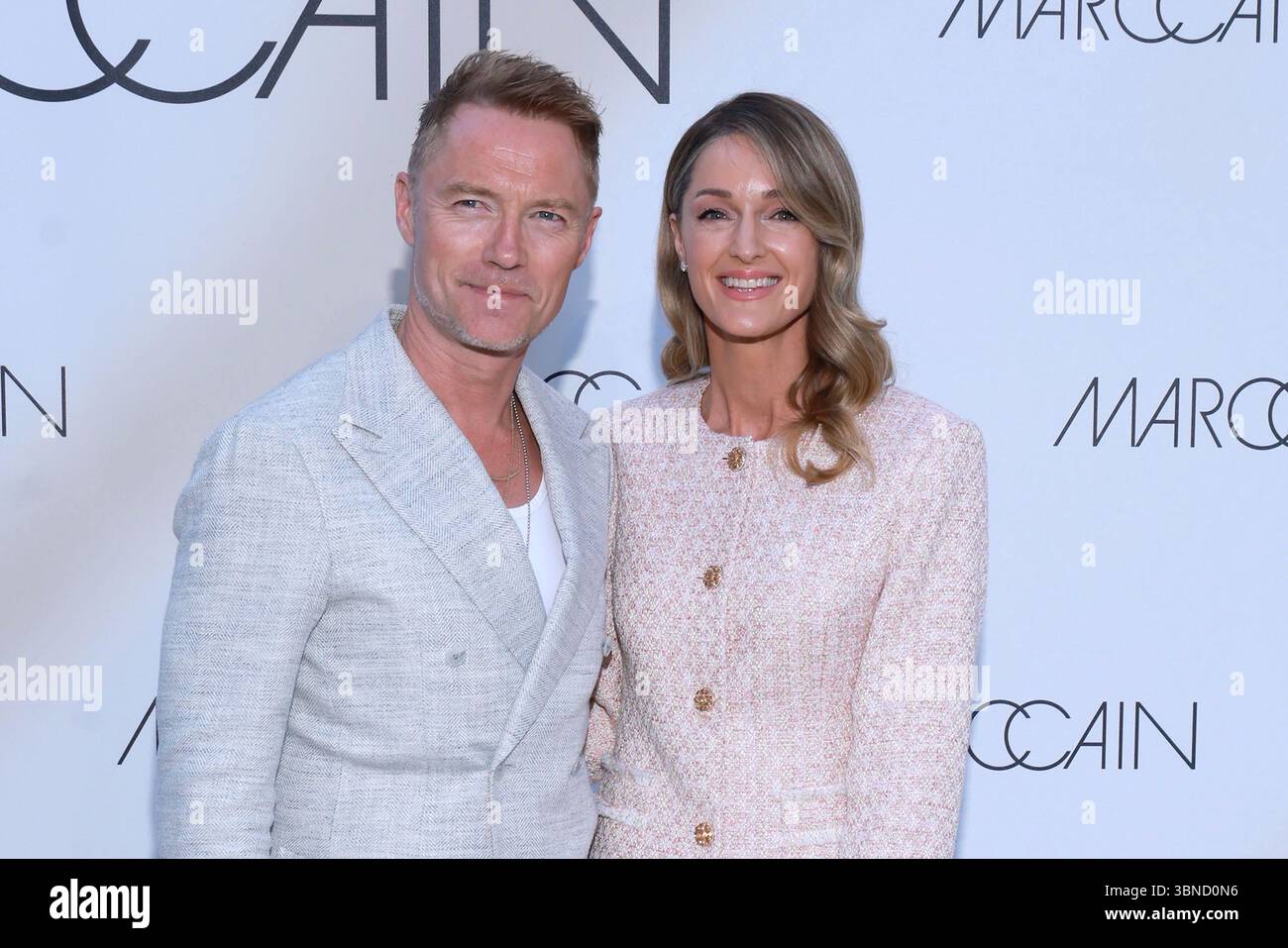 Ronan Keating und seine Ehefrau Storm Keating bei der Marc Cain - A ...