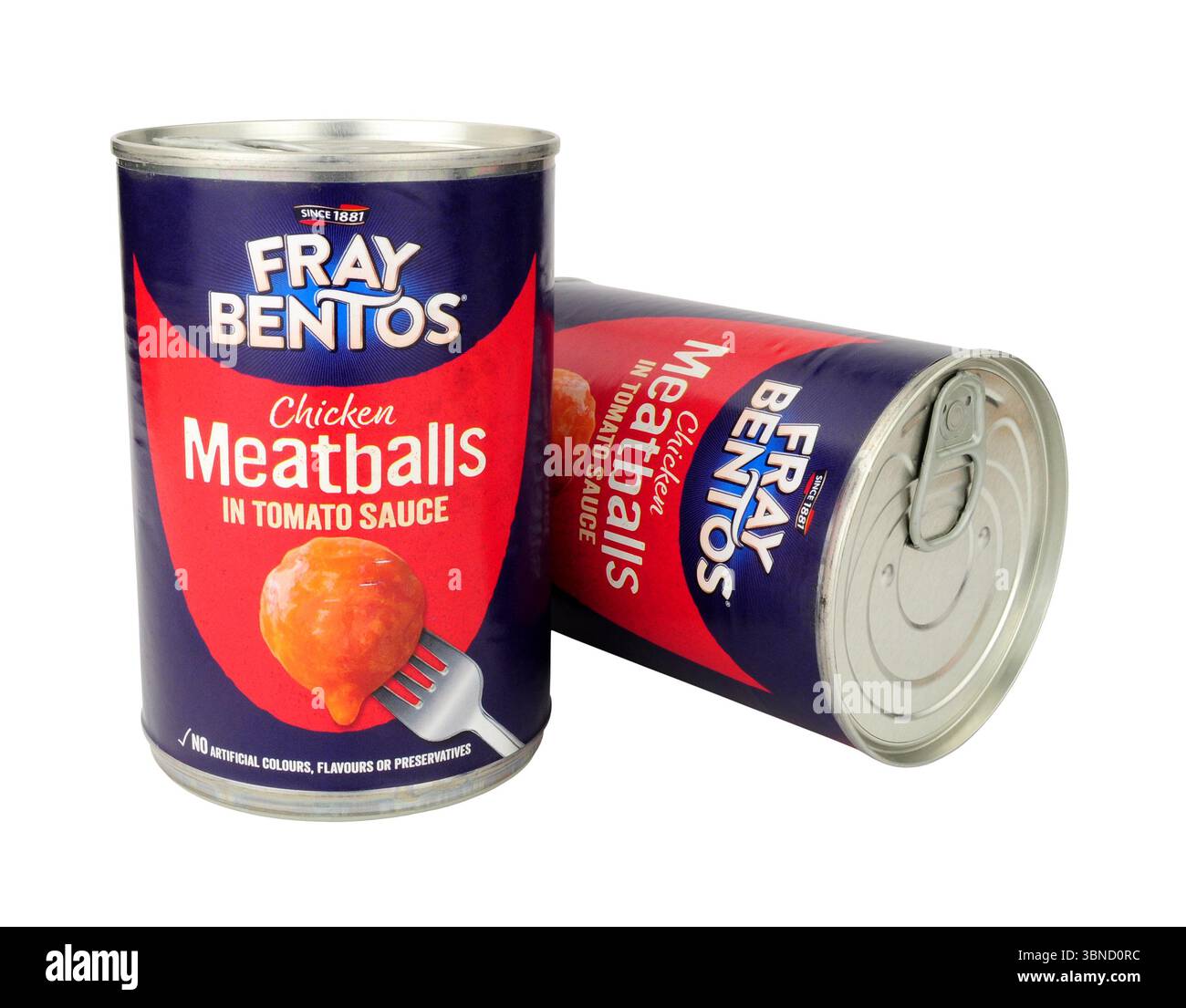 Fray Bentos tinned chicken meatballs in tomato sauce in a 380g ring ...