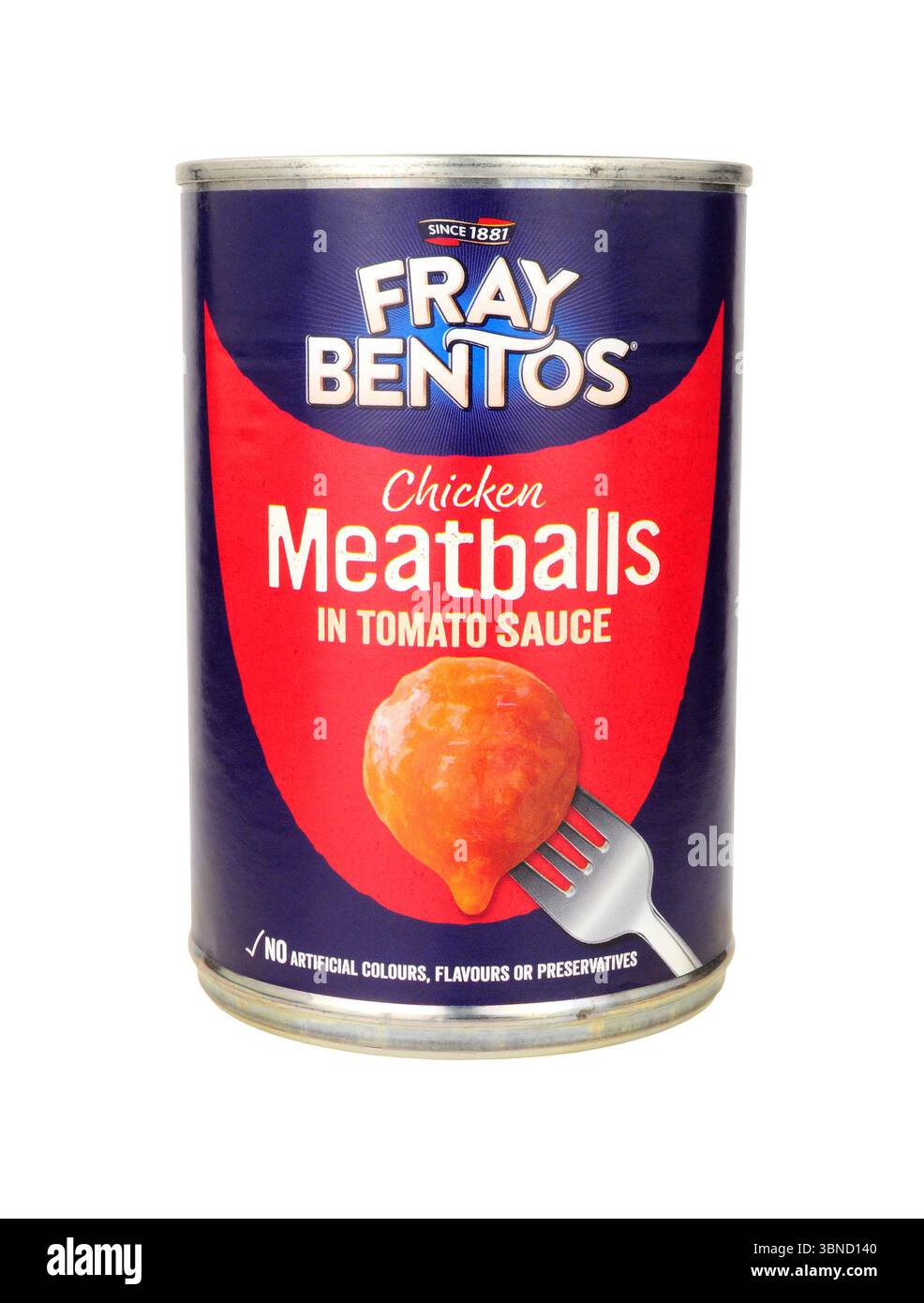 Fray Bentos tinned chicken meatballs in tomato sauce in a 380g ring ...