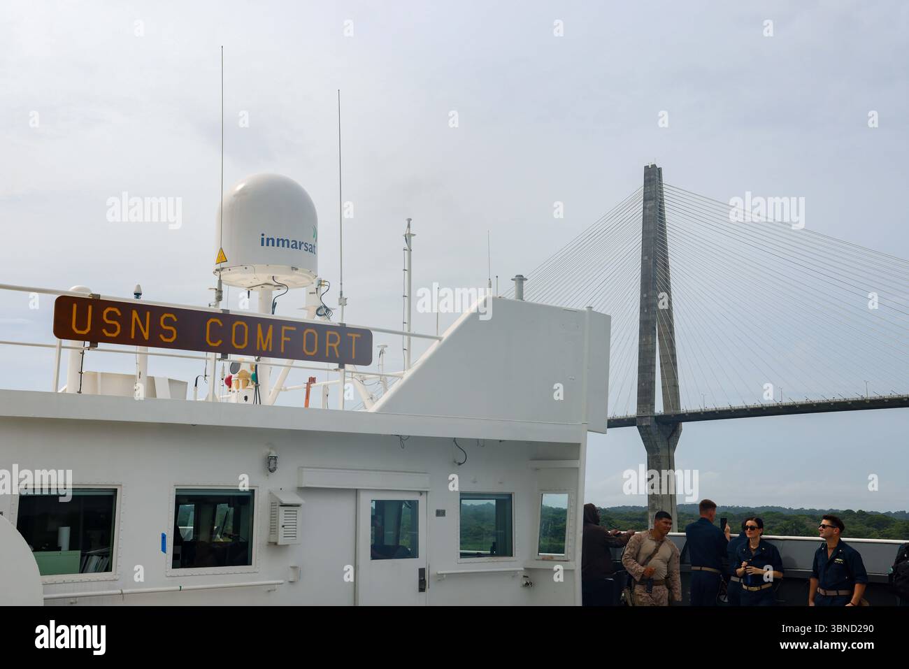 250701-A-LS473-1004 PANAMA CANAL, Panama (July 1, 2025) The Mercy-class ...
