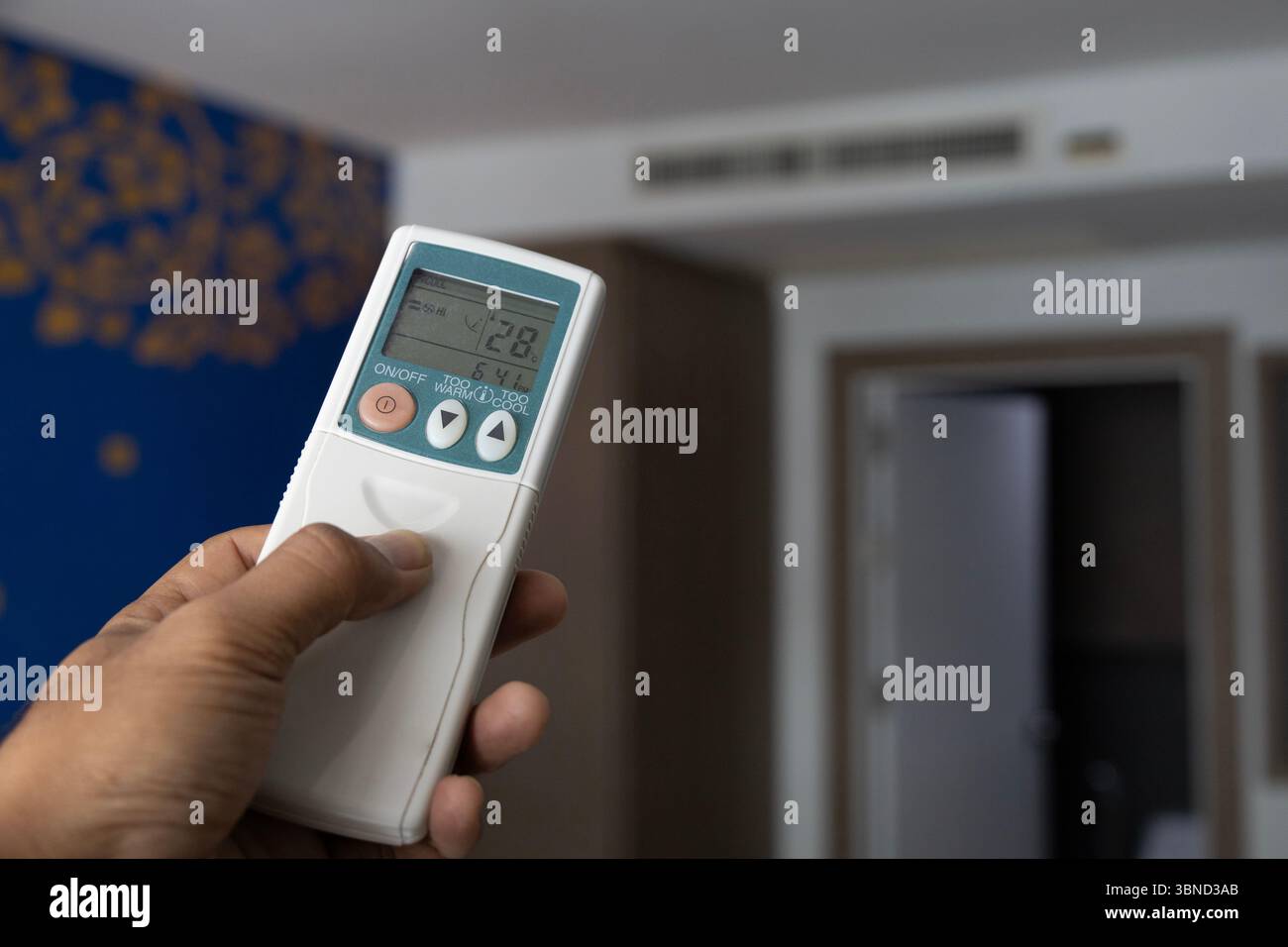 Smart air conditioner remote hand control temperature cooling heating air conditioning ...