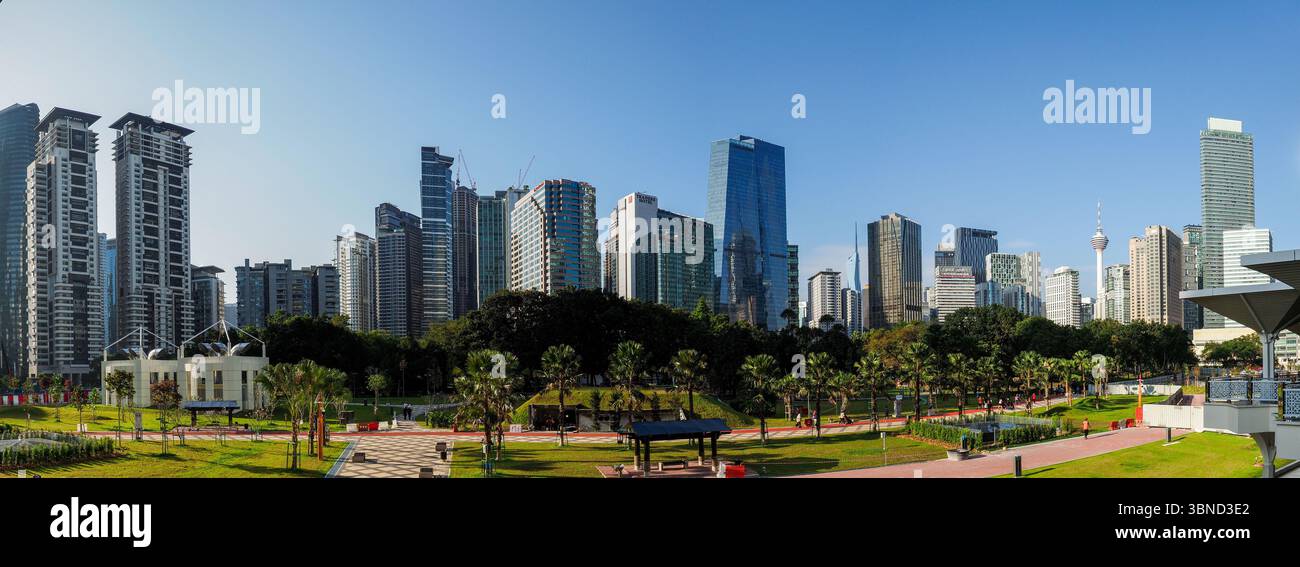 Kuala Lumpur, Malaysia - February 8th 2025- A panorama view of Kuala ...