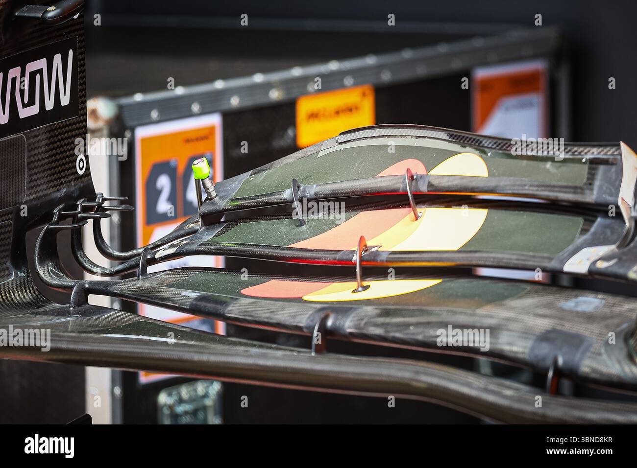 McLaren Front wing, technical detail, during the Austrian GP, Spielberg ...