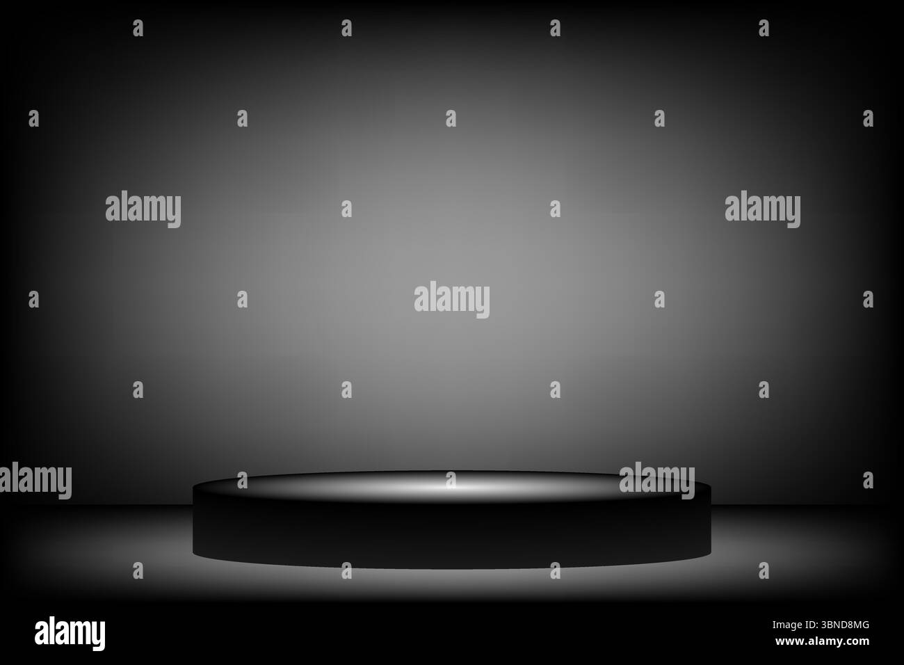 Mockup empty stone podium Stock Vector Images - Alamy