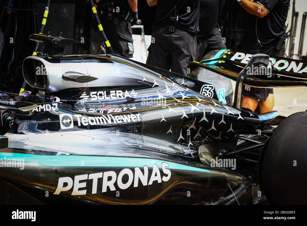 Mercedes Body, technical detail, during the Austrian GP, Spielberg 26-29 June 2025, Red Bull ...