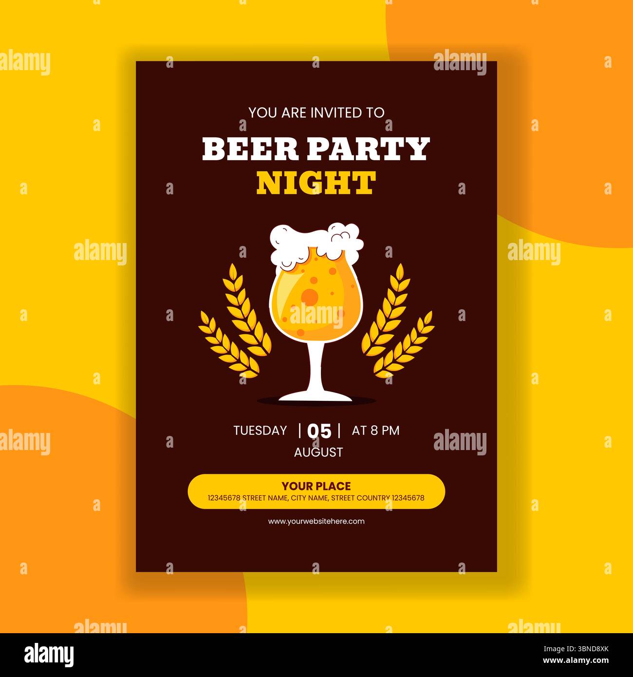 Craft Beer Celebration Social Media Invitation Layout for International ...