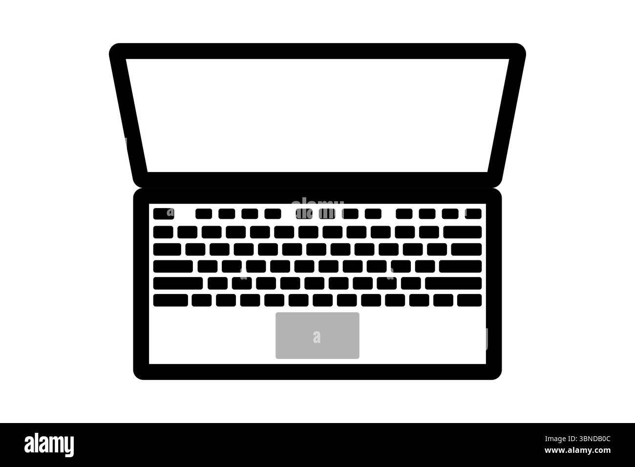 Laptop computer mockup on Stock Vector Images - Alamy